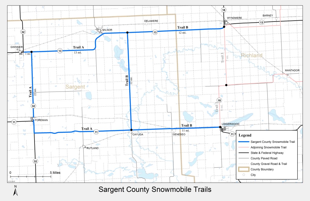12 – Sargent County Trail « Snowmobile North Dakota Official Website